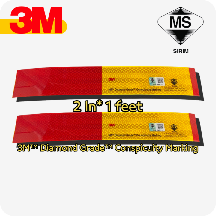 3M Diamond Grade™ Conspicuity Marking Lorry Reflective Sticker With ...