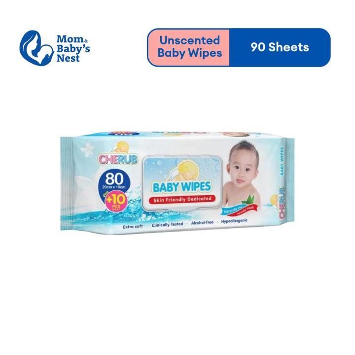 Cherub Baby Wipes 80'S +10 | Lazada PH