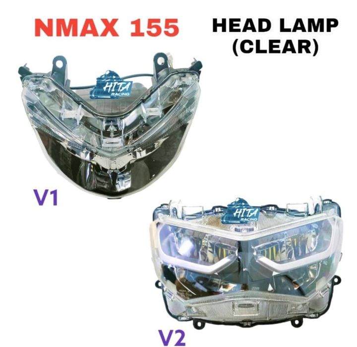 Yamaha Nmax NMax 155 NMAX155V1 NMAX155 V1 NMAX155V2 NMAX155 V2 Head ...