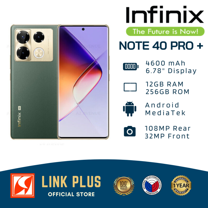 Infinix Note 40 Pro + 5G 12GB RAM + 256GB ROM (Original and Sealed ...