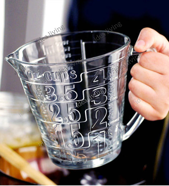Pasabahce Glass Measuring Jug Basic Cup Cake Cookies Milk Cooking ...