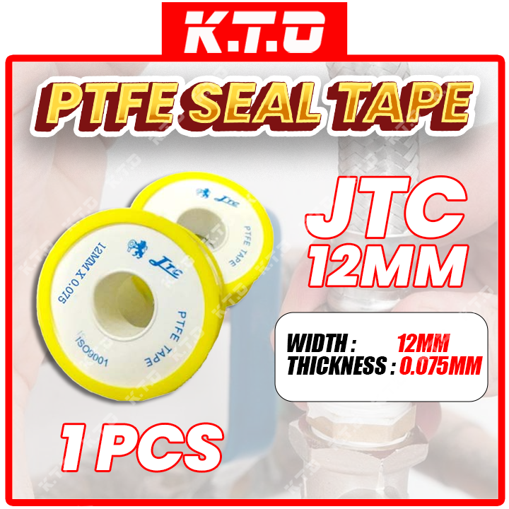 PTFE Seal Tape 12mm 15m 19mm Water Pipe White Seal Tape / Pita Paip / 管道胶带 | Lazada