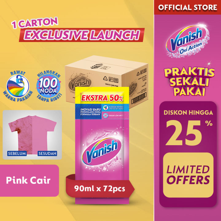 Vanish Pink 90ml 1 Dus Isi 72 Pcs | Lazada Indonesia