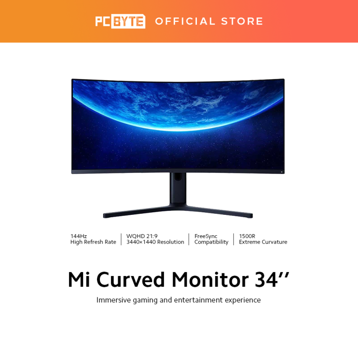 Xiaomi Mi 34" Curved Gaming Monitor [CN Version] | Lazada