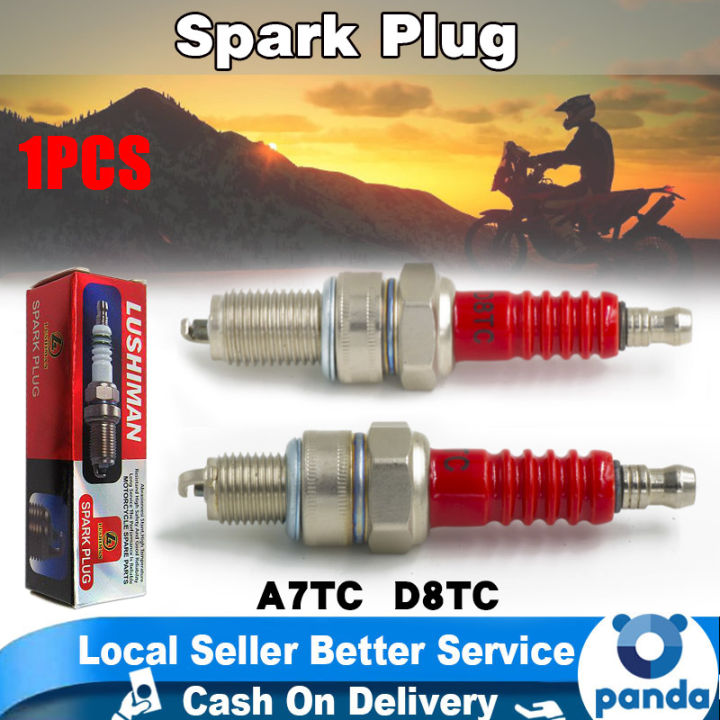 【In Stock】High Performance 1-Electrode A7TC/D8TC Electrode Spark Plug for CG 125 Scooter | Lazada PH