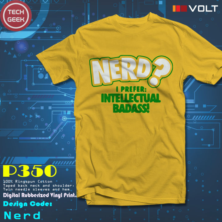 TECH GEEK Nerd Gifo Shirt | Lazada PH