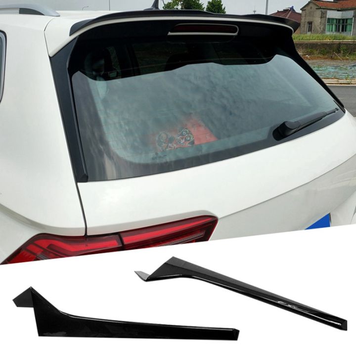 Car Glossy Black Rear Window Side Spoiler Canards Splitter for- Tiguan ...