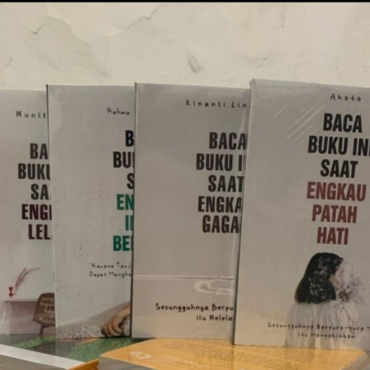 1 PAKET 4 BUKU BEST SELLER BUKU MOTIVASI KERTAS BOOKPAPER | Lazada ...