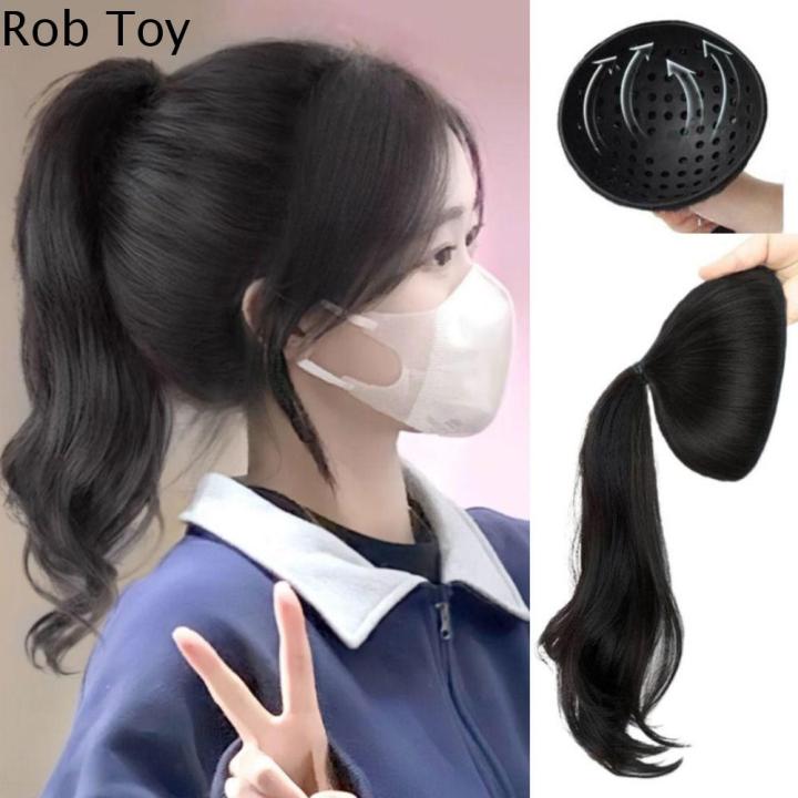 ROB TOY เครื่องทำซาลาเปา ลูกบอลถุงผมหัว ผูกผมปุย วิกผมผิวส้มโอ ส่วนต่อ ...