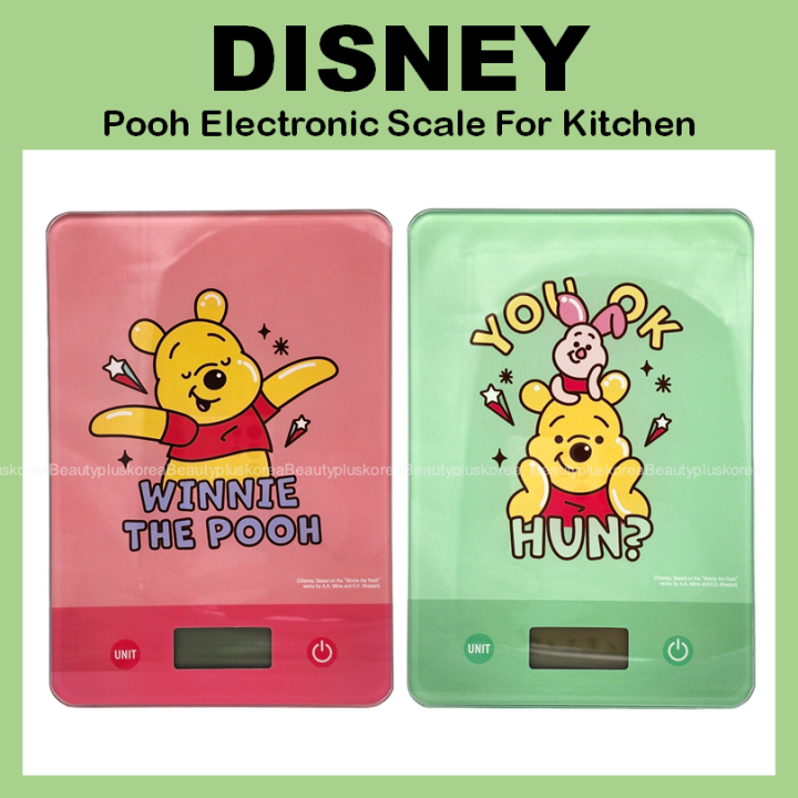 [DISNEY] Korea Daiso Winnie The Pooh Electronic Scale For Kitchen (Red ...