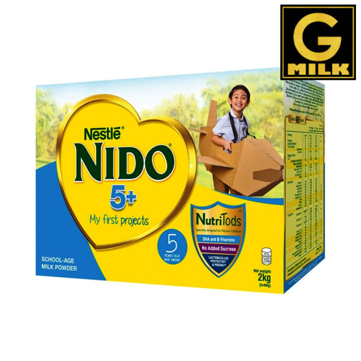 NIDO 5+ POWDERED MILK DRINK 2KG | Lazada PH