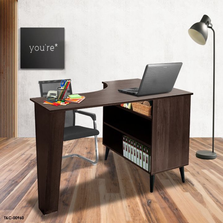 [EE LIFE DESIGN] Study Table Meja belajar Combined Bookcase writing ...
