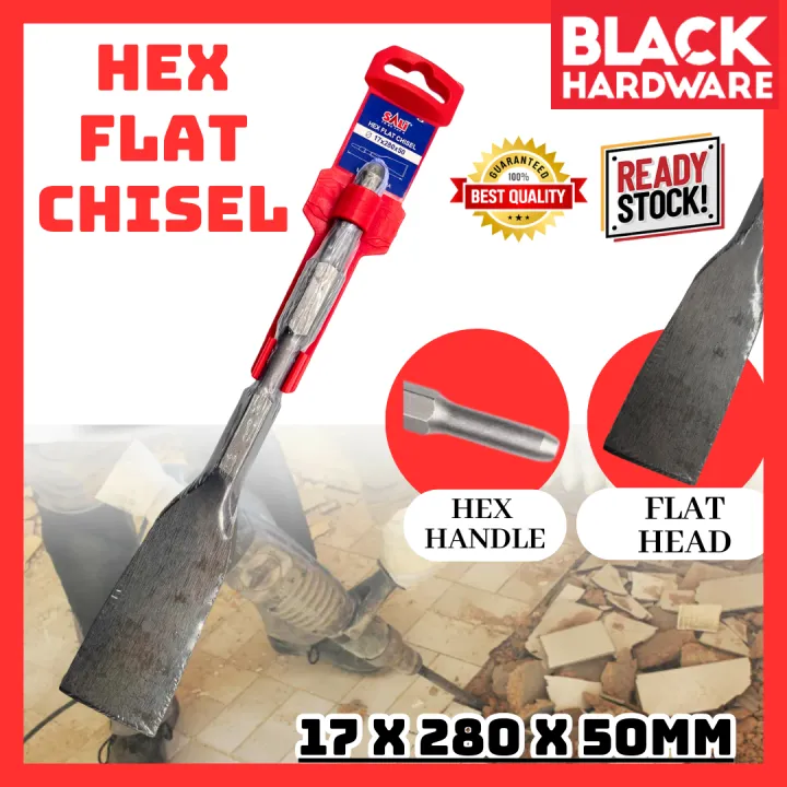 Black Hardware Masonry Hammer Drill Bit Bits Hacker Chisel Concrete ...