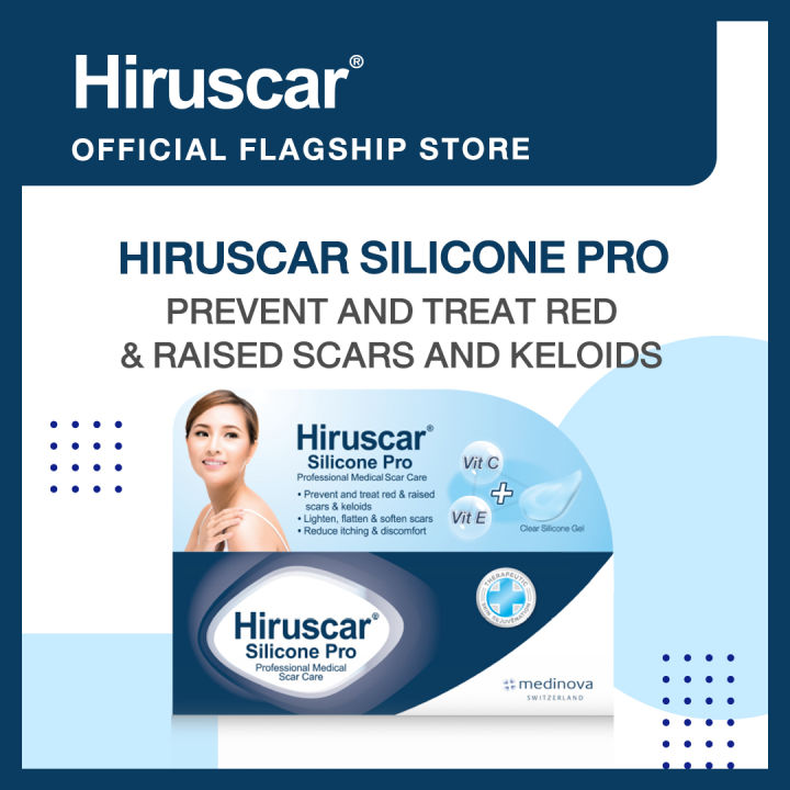 Hiruscar Silicone Pro 10g Scar Care for Scars and Keloids Hiruscar ...
