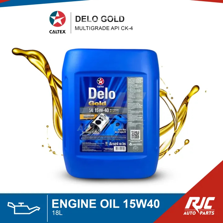Caltex Delo Gold 15w40 Heavy Duty Diesel Engine Oil (15w-40) Pail 18 ...