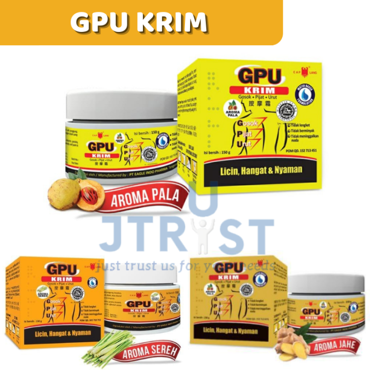 GPU Cream / Gosok Pijat Urut / Cap lang / Caplang / GPU | Lazada Indonesia