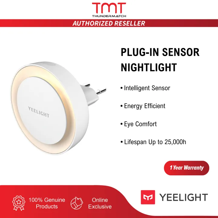 Yeelight Plug-In Sensor LED Nightlight with Smart Sensor | Lazada