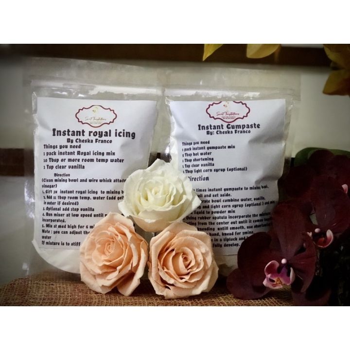 instant gumpaste mix 500g and instant royal icing mix 500g | Lazada PH