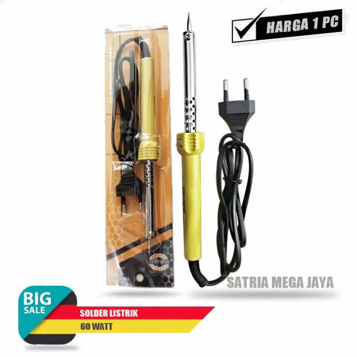 Alat Solder Listrik 60W Soldering Iron 60 Watt Alat Patri Elektrik Alat serice Elektronik ...
