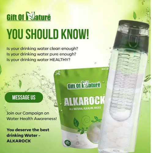ALKAROCK Natural Alkaline Mineral Rock for Gerd Hyperacidity Gout ...