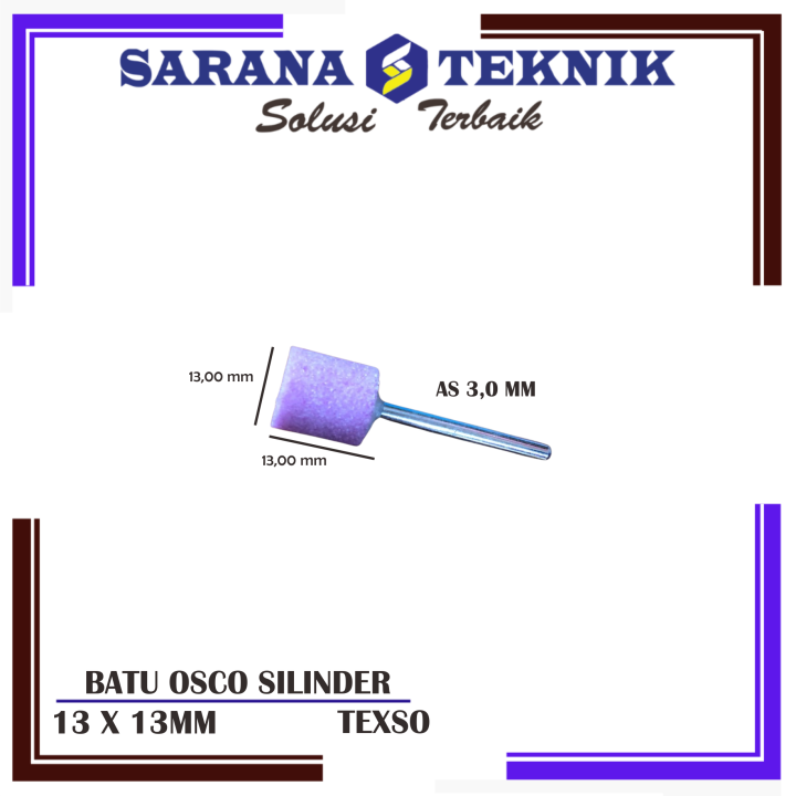 MATA TUNER GERINDA / BATU OSCO SILINDER 13 X 13MM AS 3MM TANGKAI ...