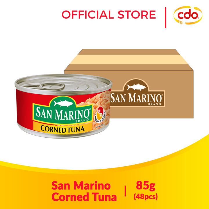 SAN MARINO Corned Tuna 85g x 48 | Lazada PH