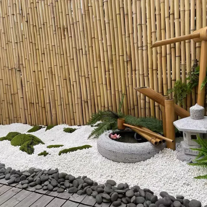 50 kg of natural white stone, white pebbles, ground floor, courtyard ...
