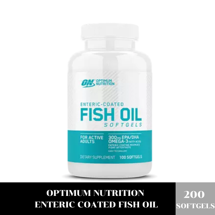 Optimum Nutrition (ON) Omega 3 Fish Oil Softgels for Active Adults ...