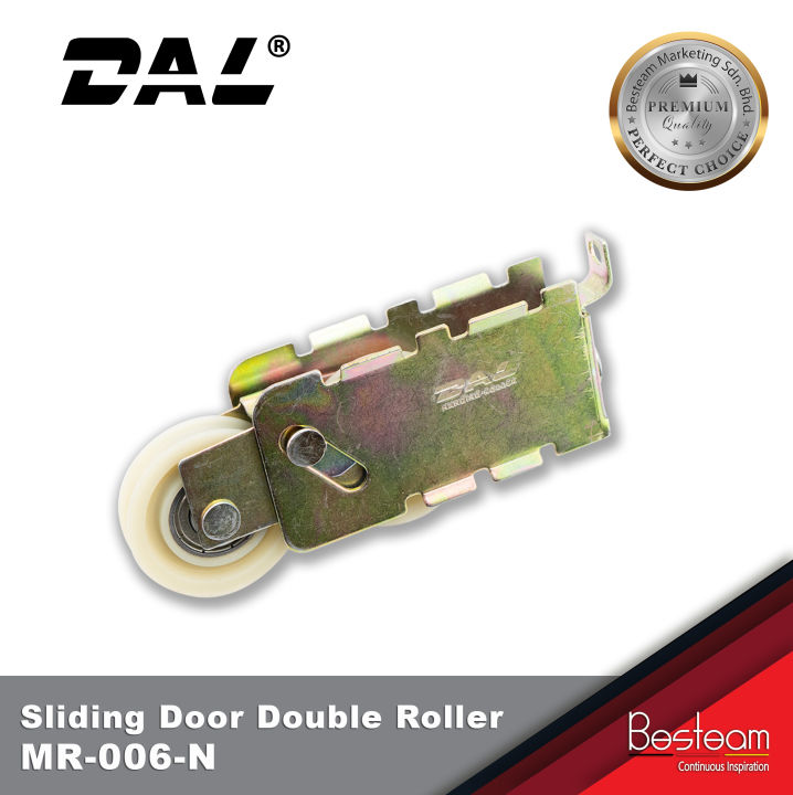DAL MR-006-N Sliding Door Double Rollers Economy Nylon Wheel | Lazada