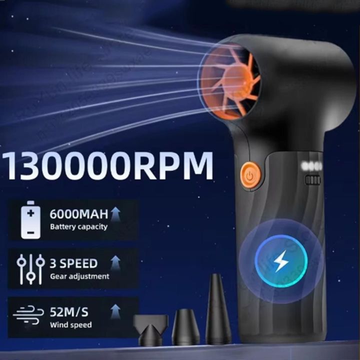 WENTIVV High-speed Mini Turbo Jet Fan 130000RPM Brushless Motor ...