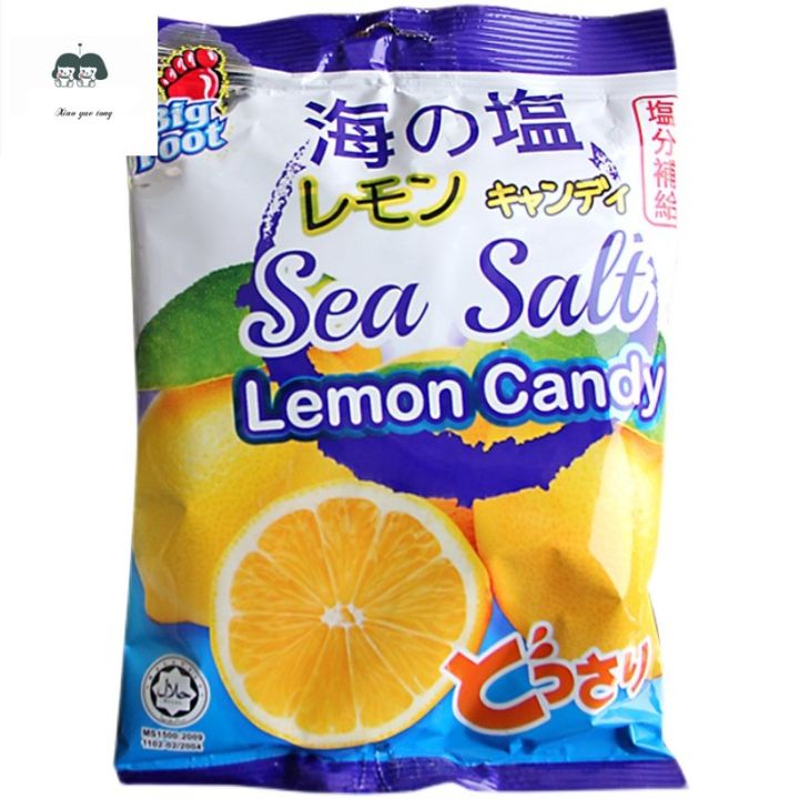 海盐咸柠檬薄荷糖Malaysia Bifu Sea Salt Salted Lemon Mint Sugar Cool Rock Salt ...