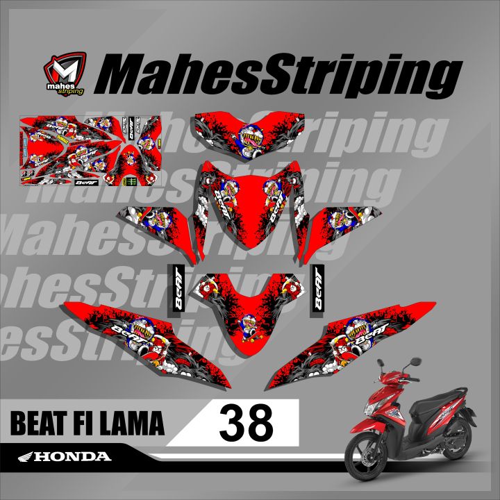Decal Sticker Fullbody Variasi Beat Fi Lama 2012 / 2013 / 2014 / 2015 ...