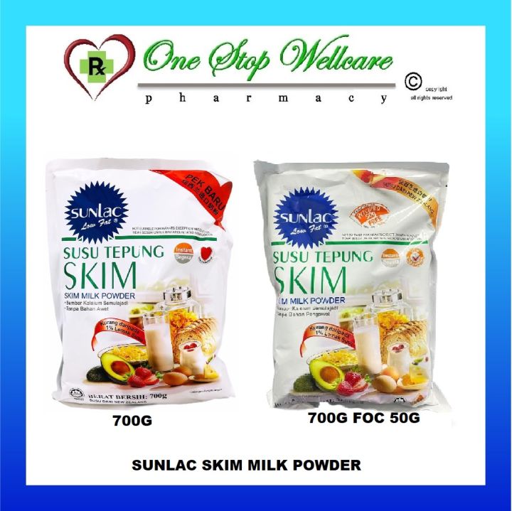 SUNLAC SKIM MILK POWDER 700G (EXP:10/26) / 700G FOC 50G | Lazada