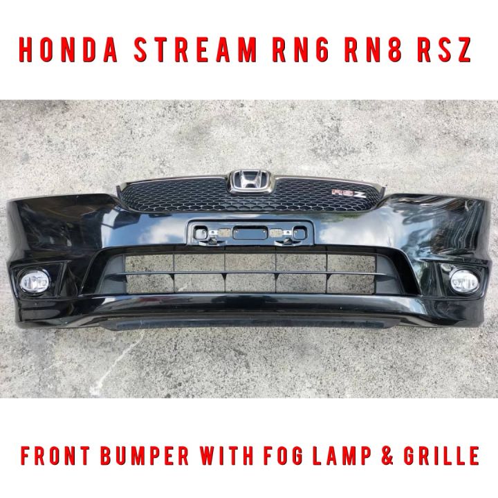 Honda Stream RN6 RN8 RSZ PFL Front Bumper With Fog Lamp & Grille ( RSZ ...
