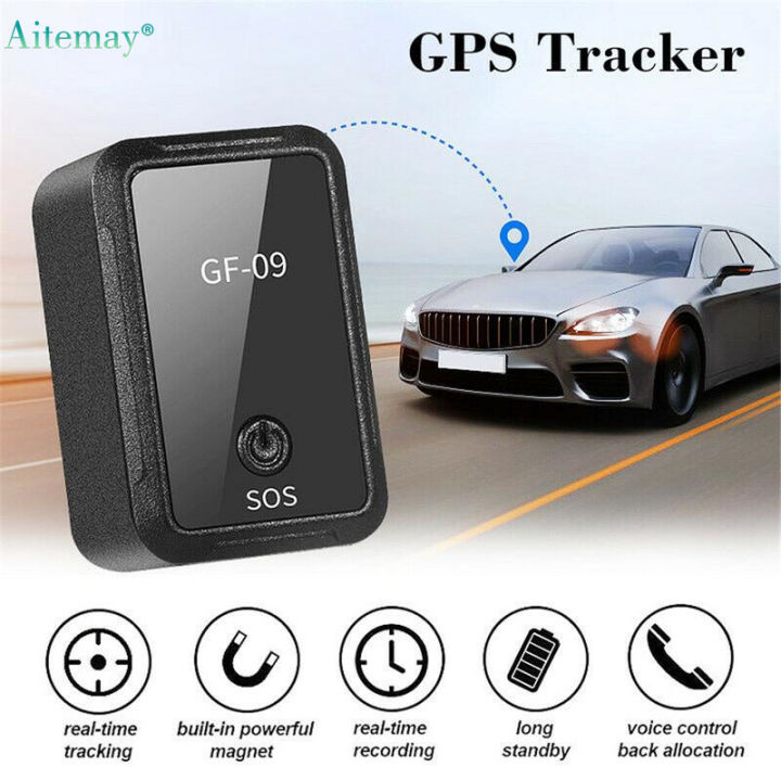 Aitemay GF07 Mini GPS Tracker Locator Systems APP Remote Control Anti ...