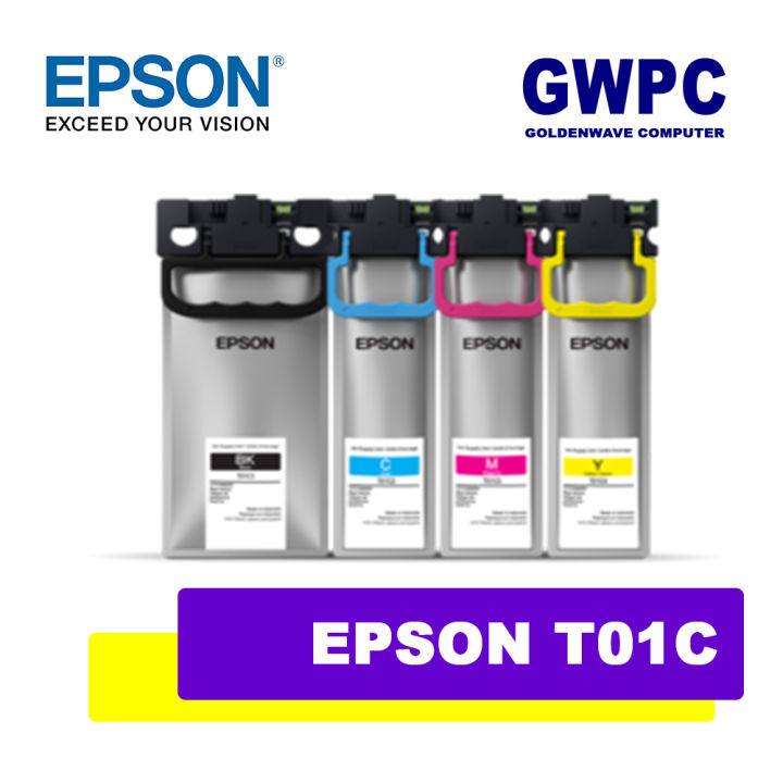 Epson T01C Original Ink Pack for Workforce Pro WF-C529R and WF-C579R ...