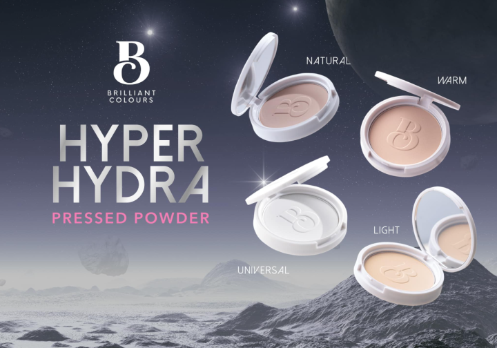 Brilliant Colours Hyper Hydra Pressed Powder Infused with Hyaluronic ...