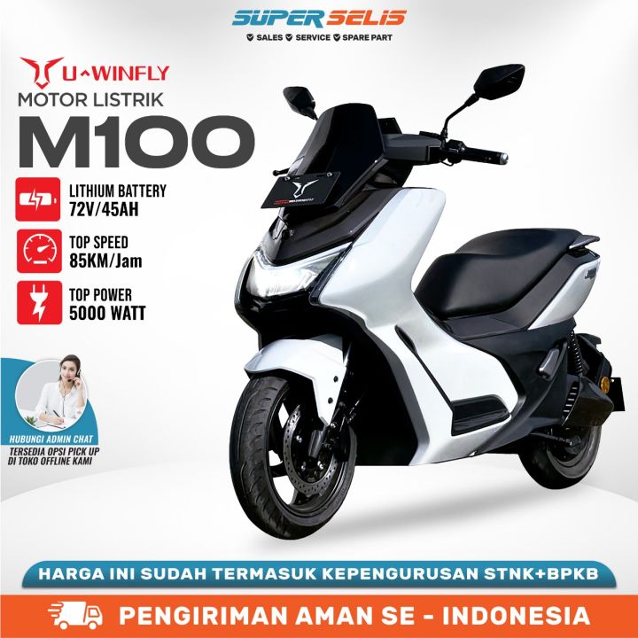 PENAWARAN TERBATAS! Sepeda Motor Listrik UWINFLY M100 Electric Bike Garansi Resmi | Lazada Indonesia