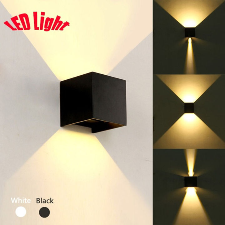 Adjustable Light Cube COB LED Bathroom Lights Wall Lamp Waterproof ...