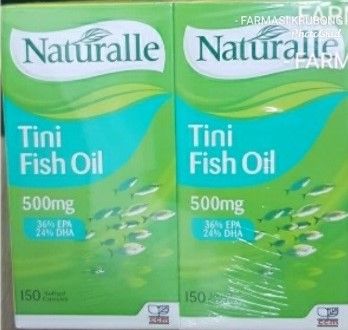NATURALLE TINI FISH OIL 500MG (150 CAPSULES) TWIN PACK | Lazada
