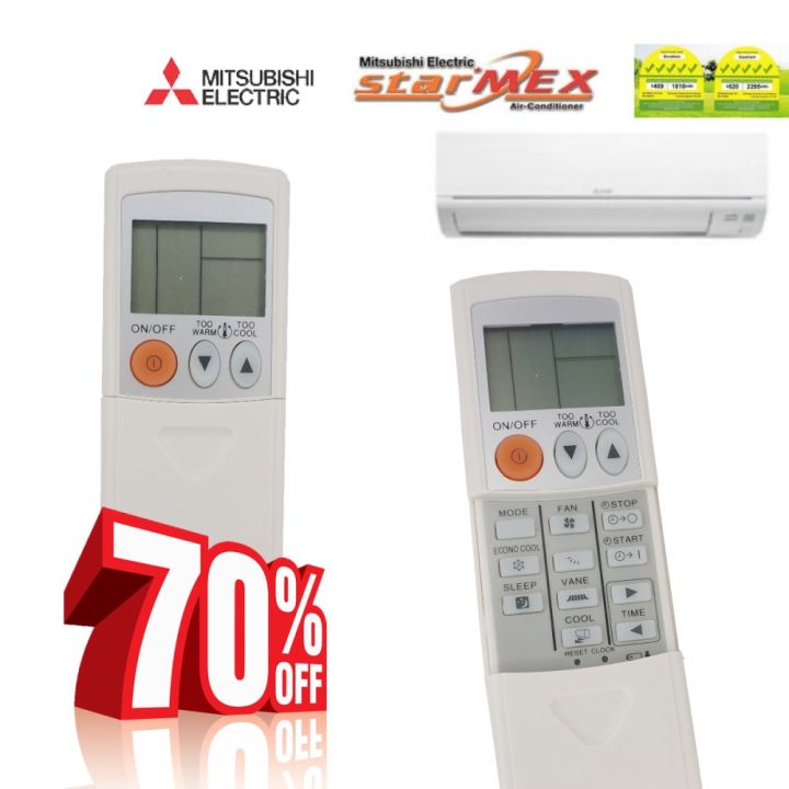 Mitsubishi Aircon remote control -replacement | Lazada Singapore