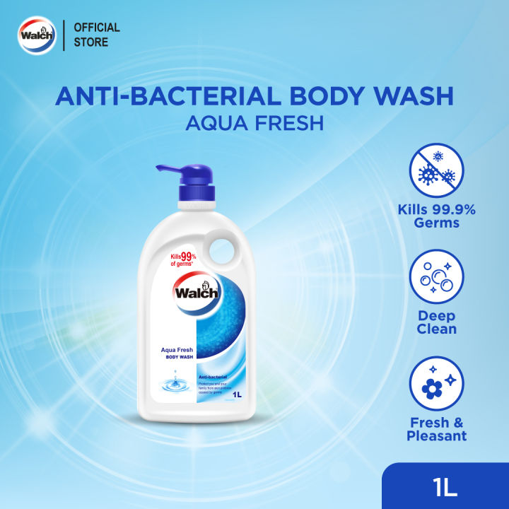 Walch Anti-bacterial Body Wash (Aqua Fresh) 1L | Lazada