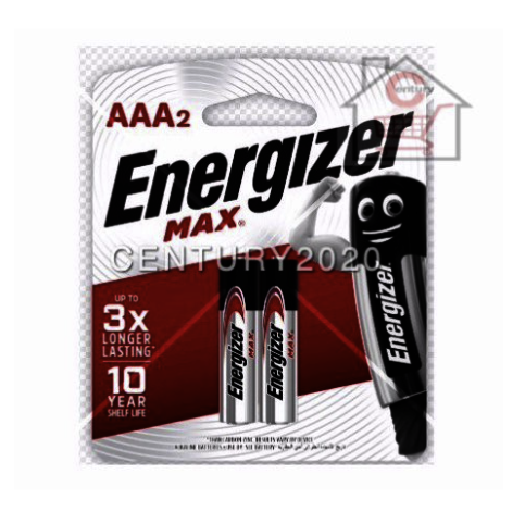 ENERGIZER Max AAA/AA Alkaline Battery 2pcs/pack NEW LOOK | Lazada