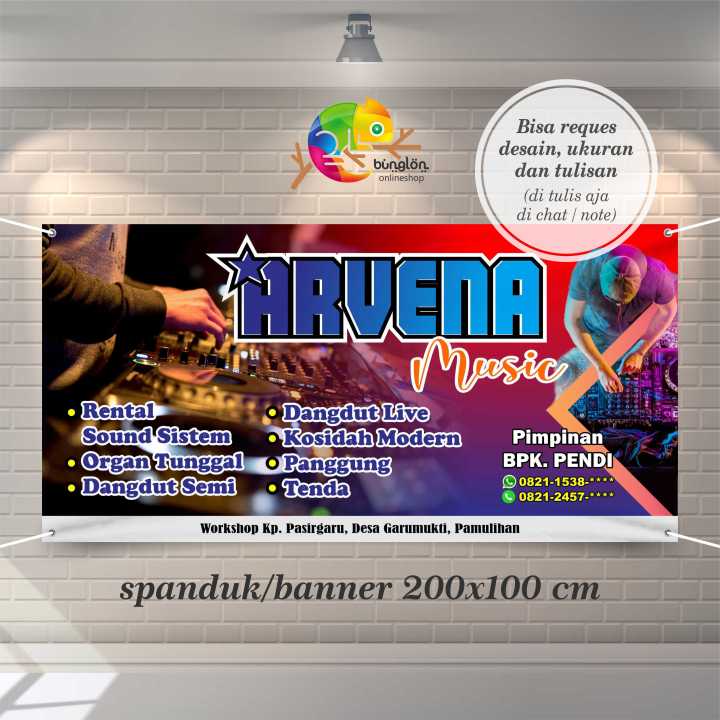 Spanduk, Banner Organ, Dangdut, Musik, Sound Sistem | Lazada Indonesia