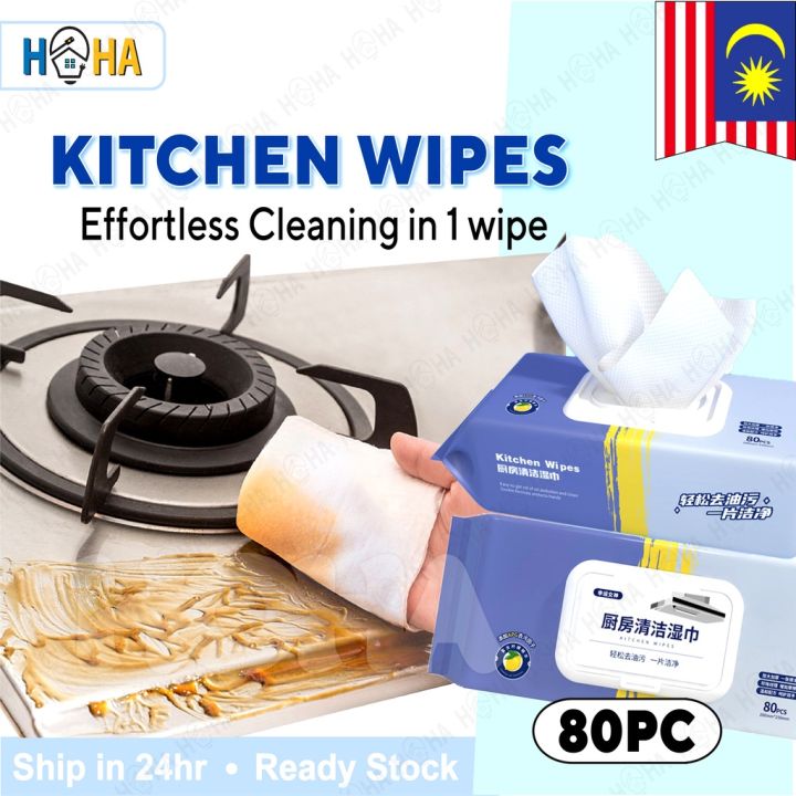 80pcs Kitchen Cleaning Wipes Strong Decontamination Kitchen Wipes Wet ... 80pcs Kitchen Cleaning Wipes Strong Decontamination Kitchen Wipes Wet ...