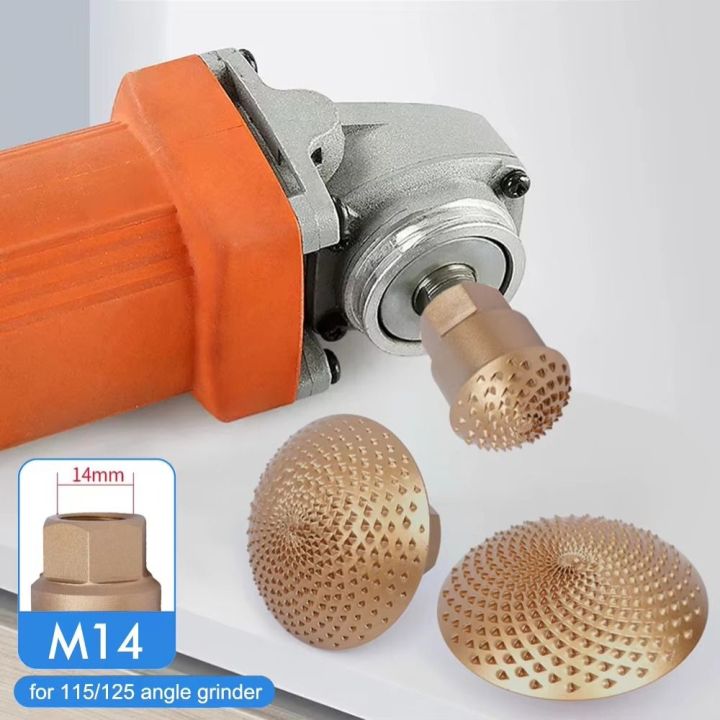 FEELDG Hình vòng cung Đầu mài gỗ Thép carbon M14 Đầu mài đánh bóng cho ...