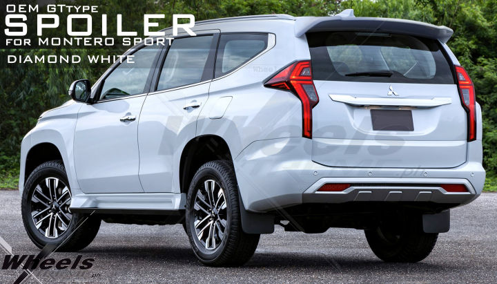 Montero 2020 to 2025 DIAMOND WHITE OEM GT REAR SPOILER for Montero ...