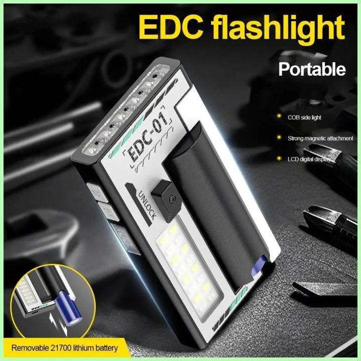 [PMS GJALT SRQ 156] Portable Super Bright LED COB Dual Light Source EDC ...