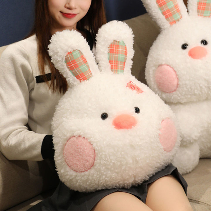 Microgood กระต่ายของเล่นตุ๊กตาปุยน่ารักโซฟาเครื่องประดับมาพร้อมกับกอดตุ๊กตาโยนหมอนยัดไส้สัตว์ ...