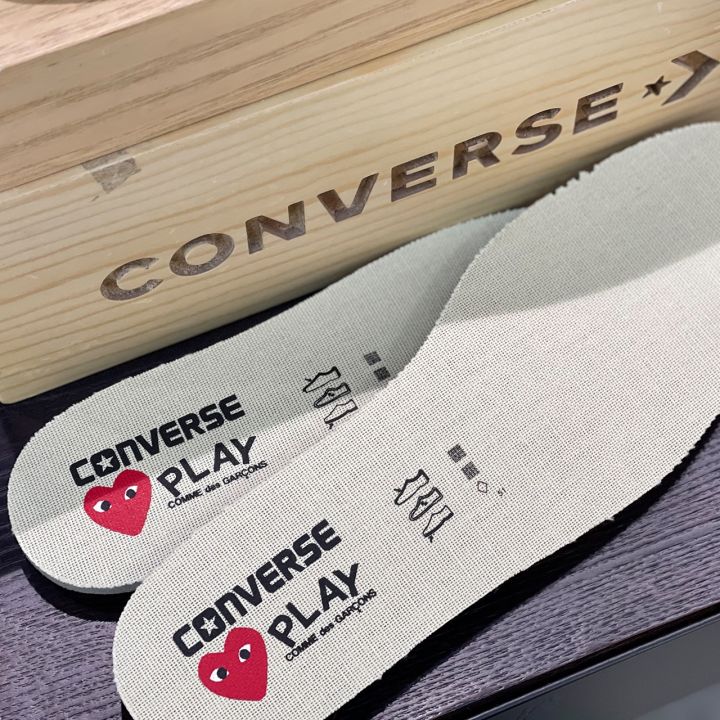 ♤☁ Rei Kawakubo CDG PLAY CONVERSE 1970/CDG original insole CONVERSE × ...